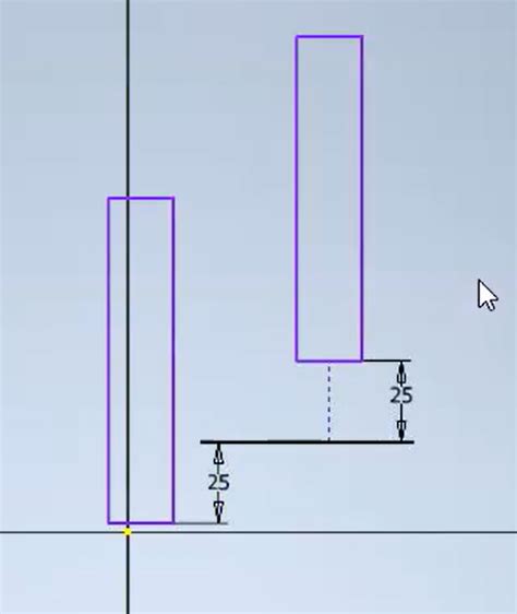 更改块中的尺寸会将二维 Inventor 草图中的尺寸从负变为正