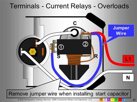 Wiring Diagram For Compressor Potential Relay