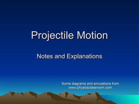 Projectile Motion Grade 9 Physics K To 12 Science Pptx Physics Science