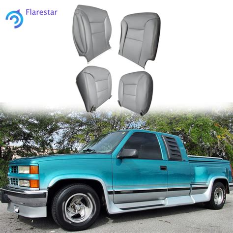 For Chevy C1500 K1500 1995 1999 Seat Cover Driver Passenger Bottom Back