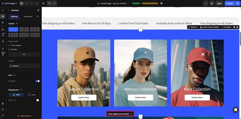 如何在 Gempages 中使用 Css 颜色设置背景样式