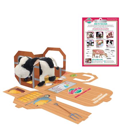 Vetopia Mable The Dairy Cow New Vet Care Kit Stem Toys