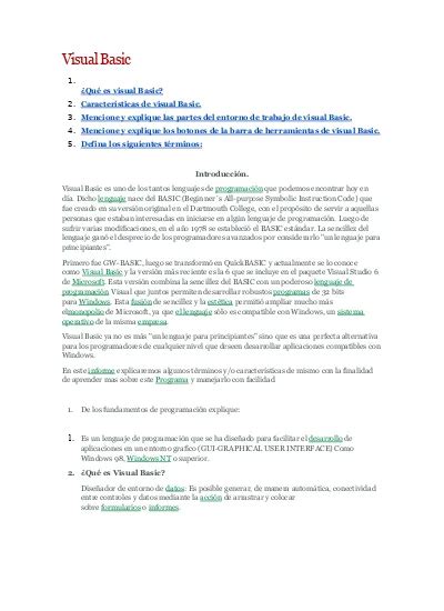 Componentes De Visual Basic 60