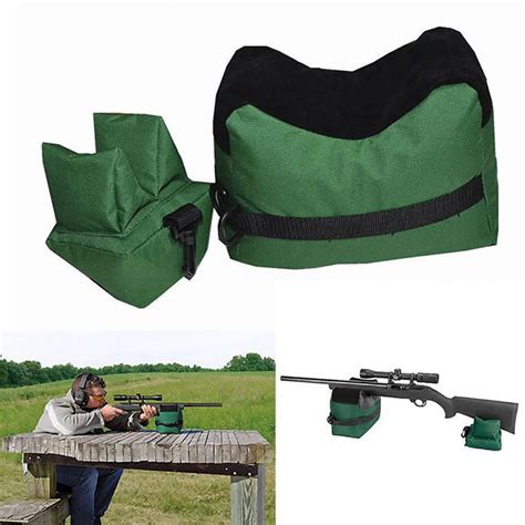 Forericy Shooting Range Sand Bag Set Front And Rear Rifle Bench Rest