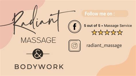 Radiant Massage And Bodywork Reels
