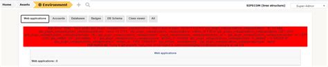 sql error 1146 table g9495 glpi plugin webapplications