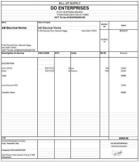 Invoice Format Invoice Format In Excel Invoicing
