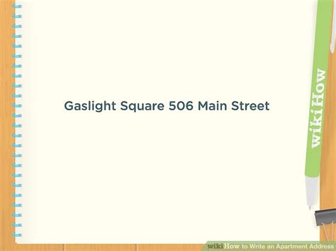 How To Write An Apartment Address 13 Steps With Pictures