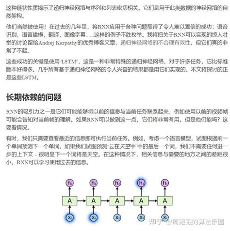 完整介绍 LSTM 网络 知乎