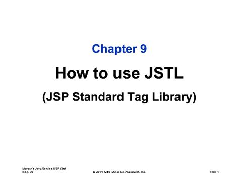 Murachs Java Servletsjsp 3 Rd Ed C 9