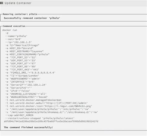 Yet Another Docker Execution Error 403 Post General Support Unraid