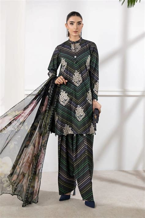 Luxury Lawn Collection 2026 Printed Lawn With Heavy Embroidery And Chi