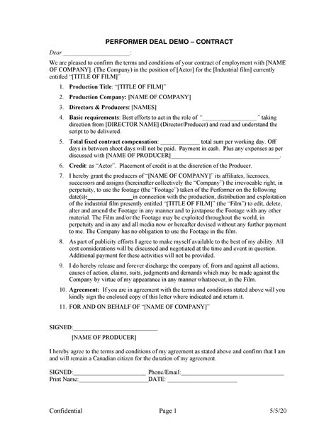 50 Simple Deal Memo Templates And Layouts Templatelab