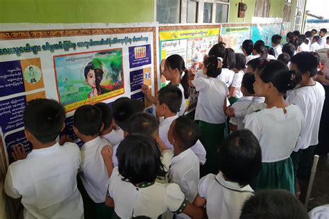 မူးယစ်ဆေးဝါးအန္တရာယ် တားဆီးကာကွယ်ရေး အသိပညာပေးဟောပြောခြင်း နံရံကပ်စာစောင်ပြသခြင်းများဆောင်ရွက