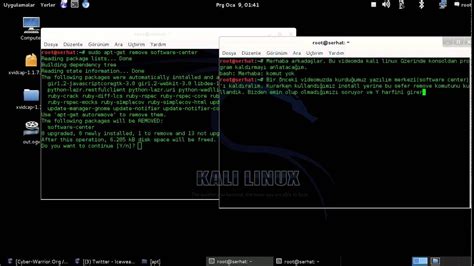 Kali Linux Program Kaldırma Uninstall Program Youtube