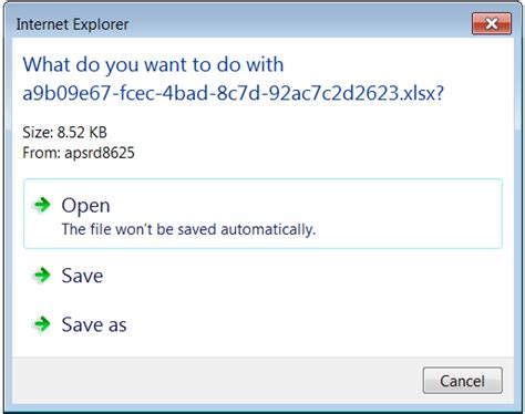Html Ie Asking Open Popup On Download Stack Overflow
