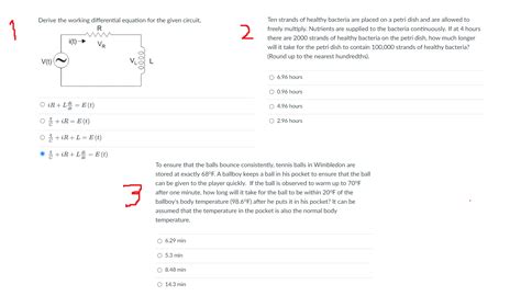 Solved CALCULUS DIFFERENTIAL EQUATIONS Please Answer The Chegg