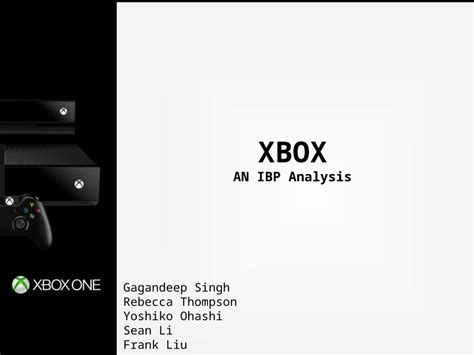 Ppt Xbox An Ibp Analysis Dokumen Tips