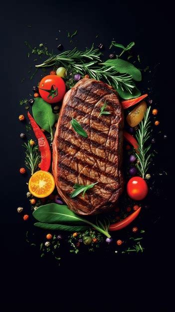 Premium Ai Image Beef Steak Is Grille Generative Ai
