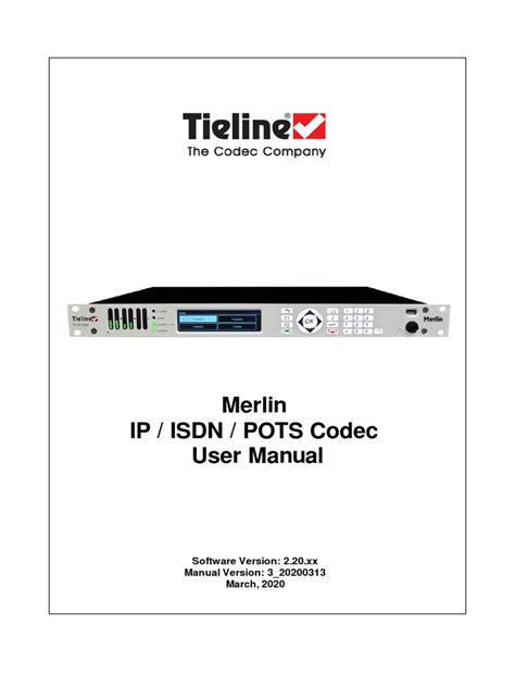 Merlin User Manual V3 20200313 Pdf Computer Network Internet Protocols