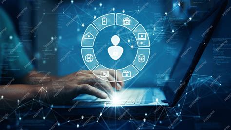 Premium Photo Digital Technology Concept Cyber Security Data