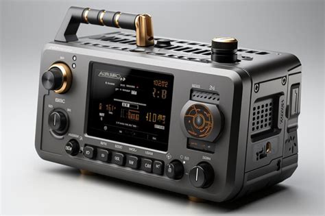 Premium Ai Image Wireless Intercom On White Background