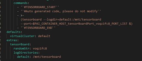 Tensorboard Could Not Add Precommand After Toggle It Issue Microsoft Pai GitHub