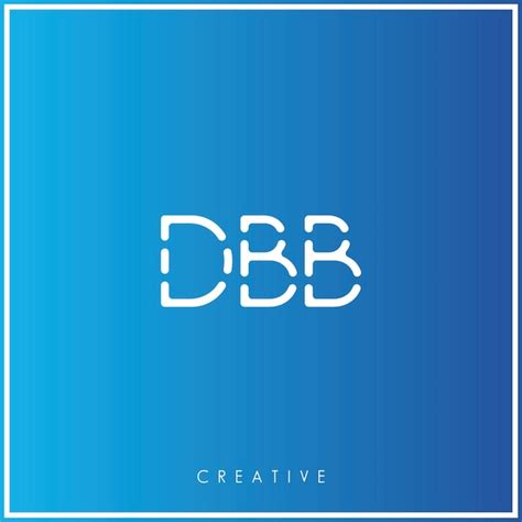 Premium Vector Dbb Premium Vector Latter Logo Design Creative Logo Vector Illustration Minimal