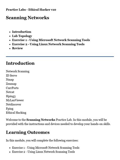 4 Scanning Networks Pdf Transmission Control Protocol Screenshot
