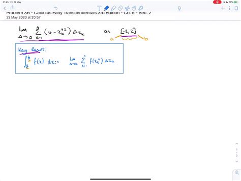 Solved Identifying Definite Integrals As Limits Of Sums Consider The Following Limits Of Riemann