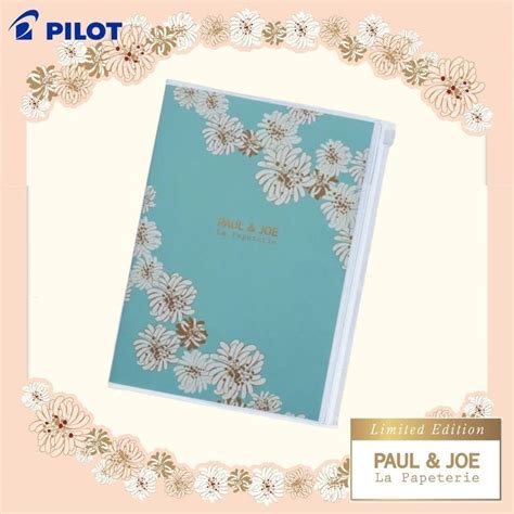 PILOT A5筆記本 Paul Joe聯名 粉藍橘花 eslite誠品 蝦皮購物