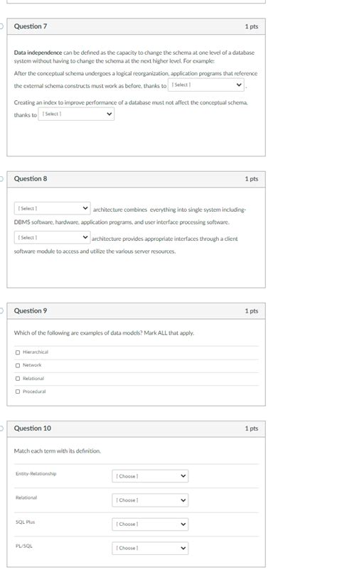 Solved Question 5 1 Pts The Current Trend By Relational Dbms