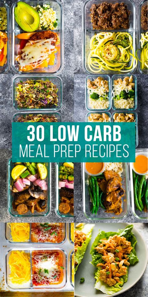 30 Low Carb Meal Prep Recipes Great For Lunch
