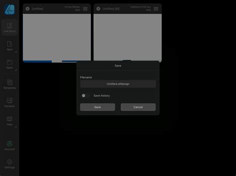 Ipad Affinity Designer V2 Forgets File Name When Saving V2 Bugs Found On Ipad Affinity Forum