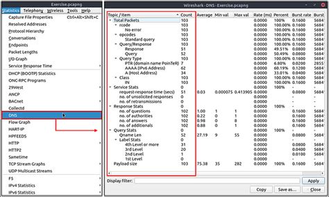 Wireshark Packet Operations — Task 3 Statistics Protocol Details