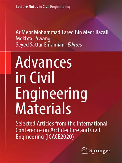 Advances In Civil Engineering Materials Pdf