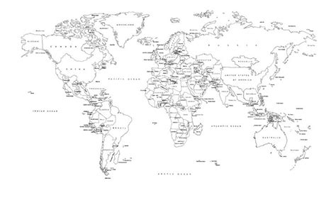 Free Blank Printable World Map Labeled Map Of The World [pdf]