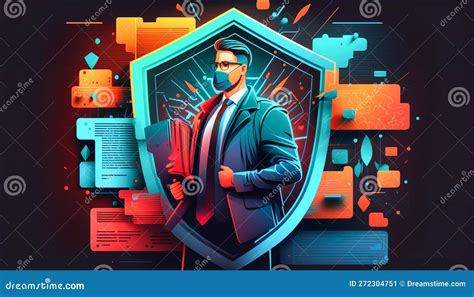 Cybersecurity Understanding The Science Behind Internet Safety Ai Generated Stock