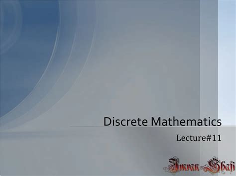 Ppt Discrete Mathematics Powerpoint Presentation Free Download Id