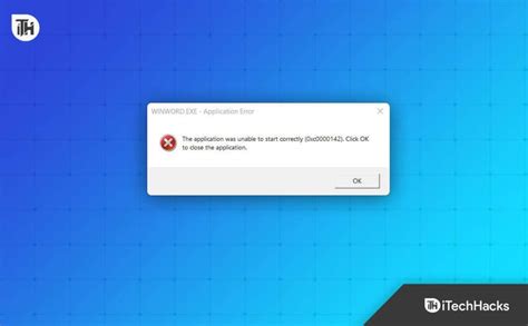 Top 10 Ways To Fix Winword Exe Application Error On Windows 11 10