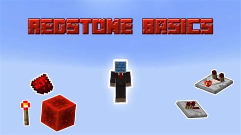 Redstone Basics Part 1 Basics YouTube