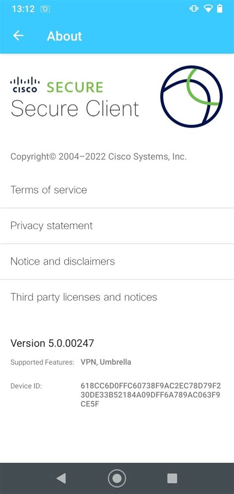 Cisco Secure Client 5 0 00247 Android用ダウンロードapk無料