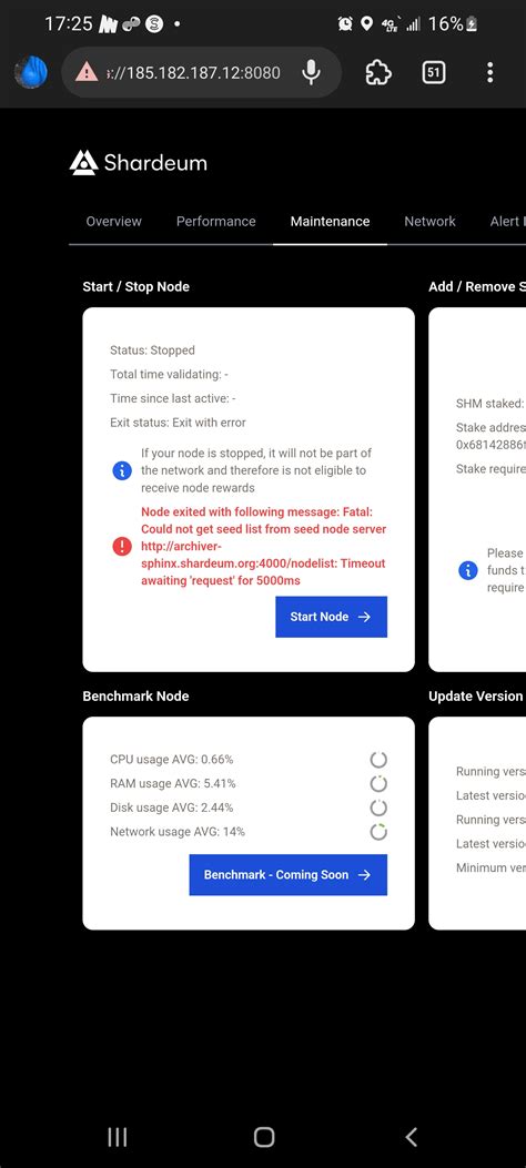 Validator Stopped Error ```fatal Getseednodes Seed List Was Not