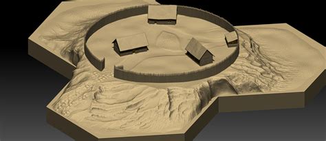 3d Hexagonal Map Turbosquid 1714558