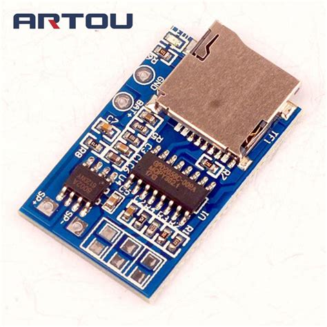 PCS TF Card MP Decoder Board W Amplifier Module V Power Supply In Integrated Circuits