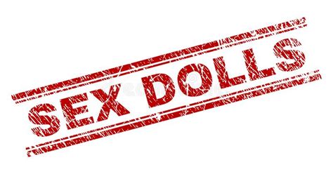 Grunge Textured Sex Dolls Stamp Seal Stock Vector Illustration Of