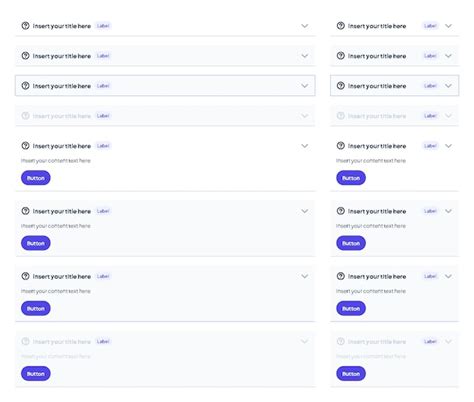 Premium Vector Accordion Design Ui Component