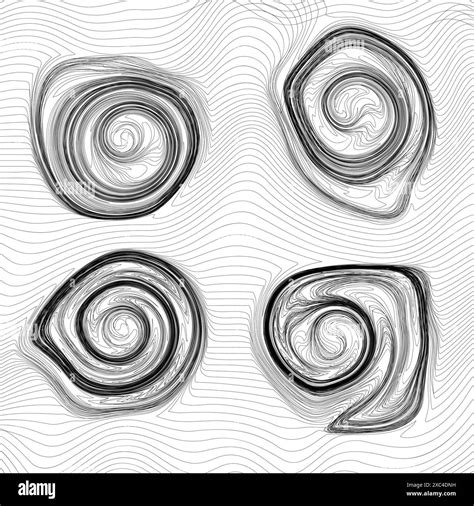 Distorted Circular Grid Warped Mesh Texture Retro Punk Design Element Wireframe Wave Geometry