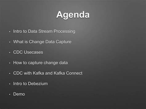 Data Stream Processing For Beginners With Kafka And Cdc Ppt