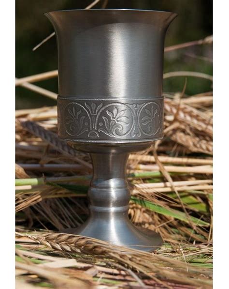 Medieval Pewter Goblet 15 Cm A Gentlemans Bits